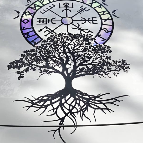 Die Cut Viking Decal, Til Valhalla Sticker, Decal, Viking Women ...