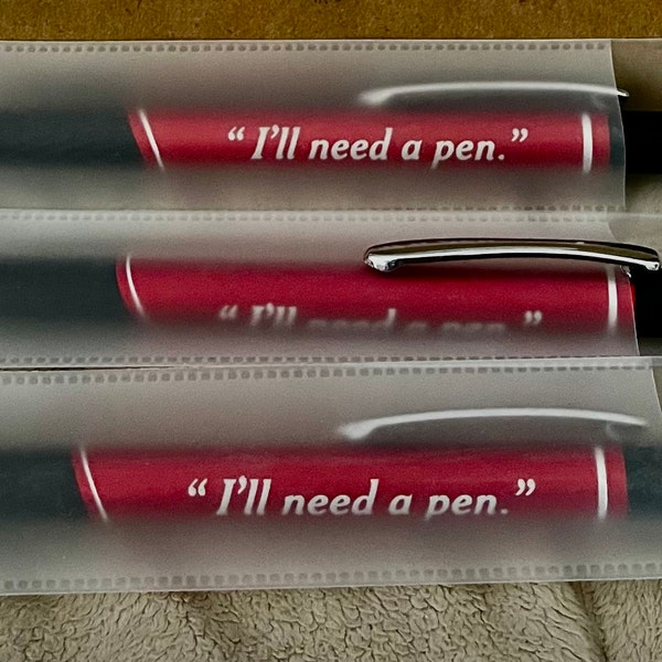 I'll Need a Pen. the Handmaid's Tale - Etsy