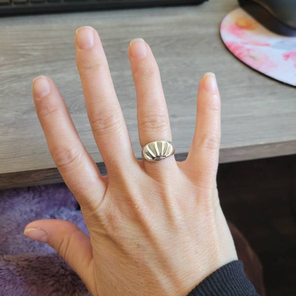 Silver Shell Ring, Silver Seashell Ring, Scallop Shell Ring, Shell ...