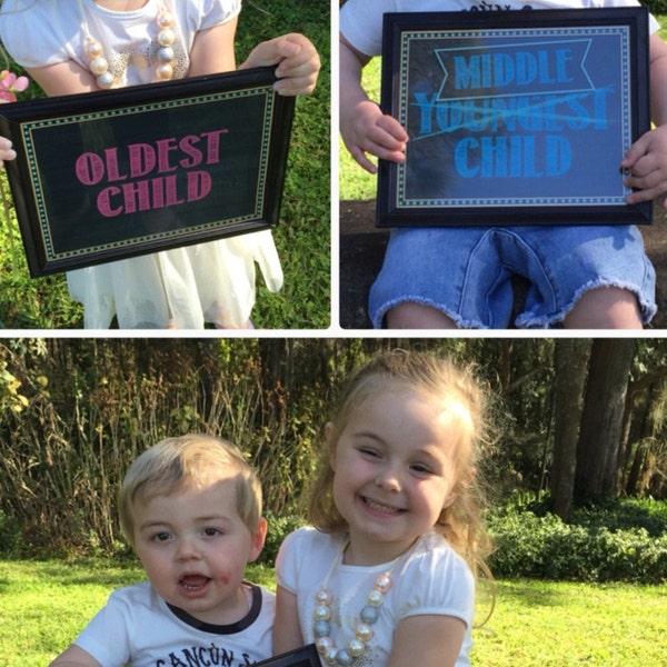 3rd Baby Oldest Middle Youngest Pregnancy Announcement, We're Expecting ...