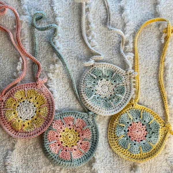 Reagan Bitty Bag Pattern Crochet Toddler Bag Pattern Children's Bag ...