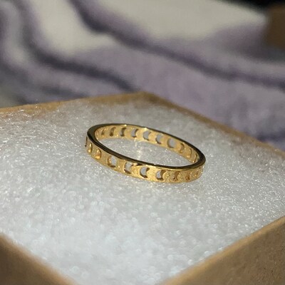 Sun Gold Ring, Rising Sun Ring, Sunburst Ring, Curved Ring, Spike Ring ...