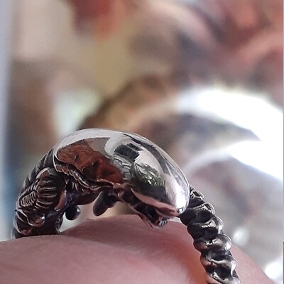 H.R. Giger Inspired , Alien Newborn Ring , Chestburster, Prometheus ...