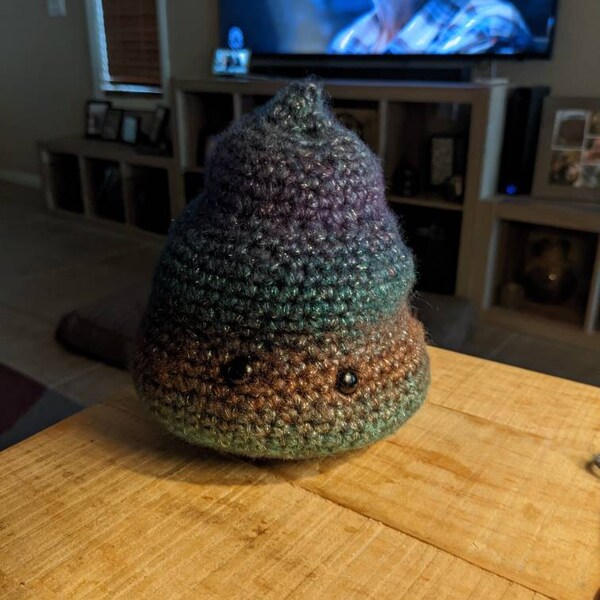 Rainbow Poop Crochet Pattern Kawaii Amigurumi Toy, Crochet Poop Pattern ...