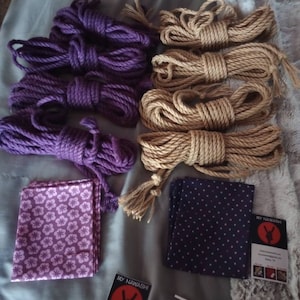 Purple Shibari Rope Bondage Kit - Etsy