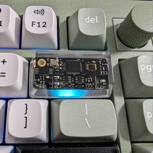 Handmade SA Profile Backlit Key Cap Hidden Fairyland Wood & Resin ...