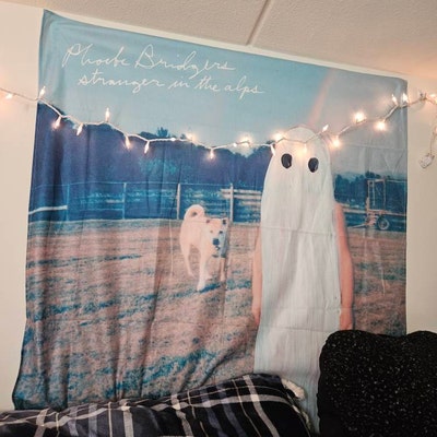 Hobbit Hole Window View Tapestry, 40x40'' Hobbit Shire Fabric Banner ...