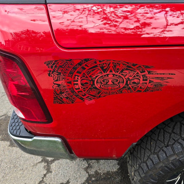 Aztec Flag Decal Large Graphic for Trucks | Cars | Walls | SVG | SUV ...