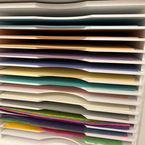 12x12 Paper Holder (16 Slot) - IKEA® or Desk - Etsy UK