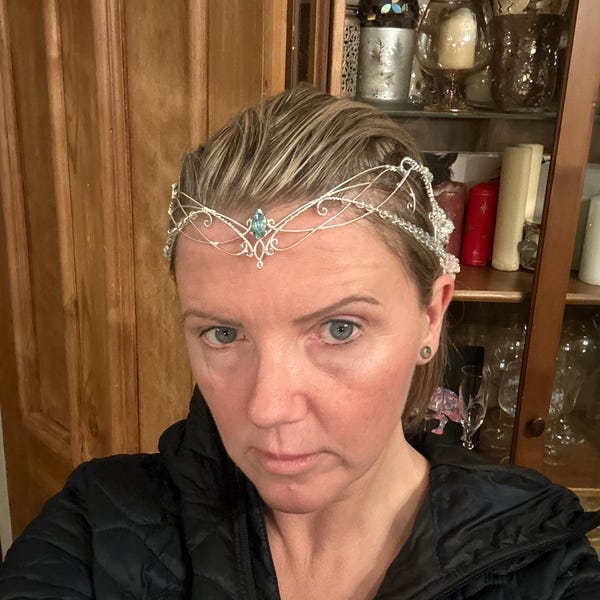 Delicate Elven Tiara, Wedding Circlet, Elf Coronet, Wedding Accessories ...