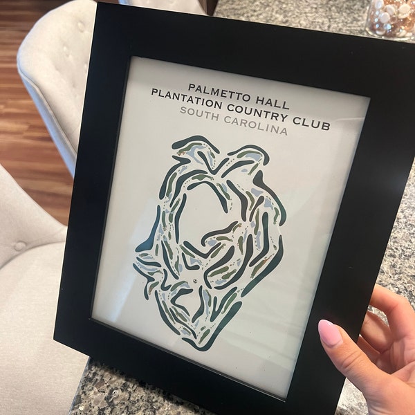 Blackmoor Golf Club, SC | Golf Course Map, Golf Map, Golfer Gift for ...