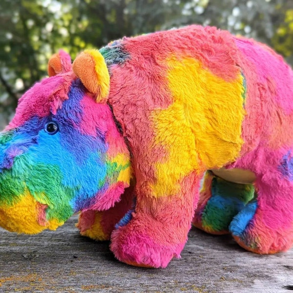 Hippo Heather Stuffed Animal Pattern PDF - Etsy