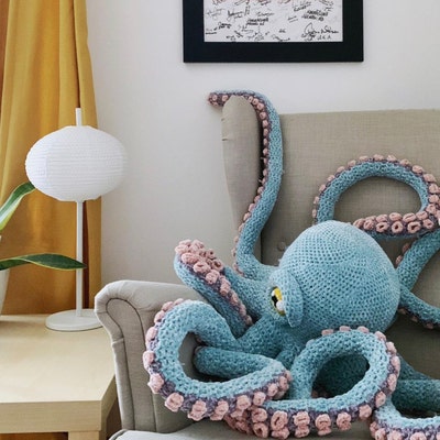 Apollo the Octopus Giant Crochet Pattern EASY TO FOLLOW - Etsy