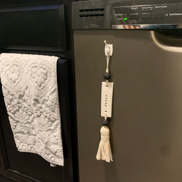 Wash + Dry + Clean + Dirty Sign for Washer Dryer | Dishwasher Sign ...