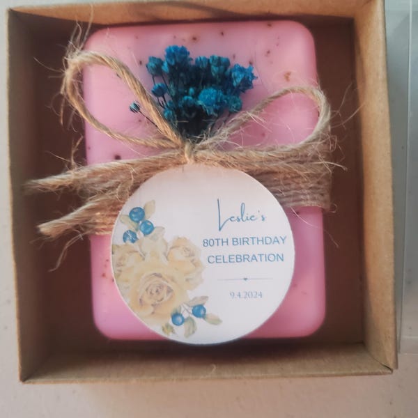 Natural Ocean Soap Bars With Personalized Labels | Ocean Themed Party ...