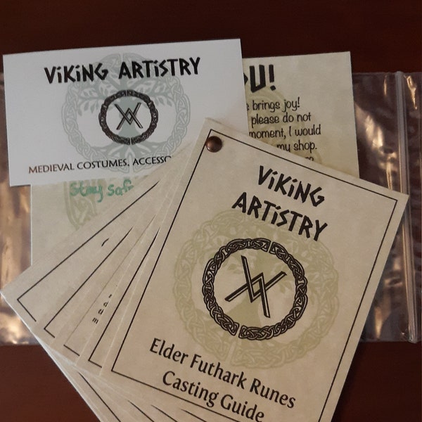 Rune Stone Casting Guide, Elder Futhark Pocket Casting Guide, Rune Book ...