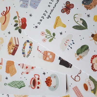 3 Matte Sticker Sheets, Sticker Pack, Sticker Bundle, Cute Stickers ...