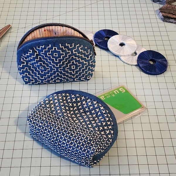 Gingham - Blue and White Gingham Cotton Fabric / Vintage Handwoven ...