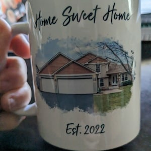 Custom Home Mug, Housewarming Gift, Personalized Home Mug, New Home Mug ...