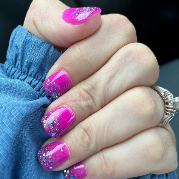 Candy Crushed- Dip Powder, Nail Dip Powder, Glitter Dip Powder, Dip ...