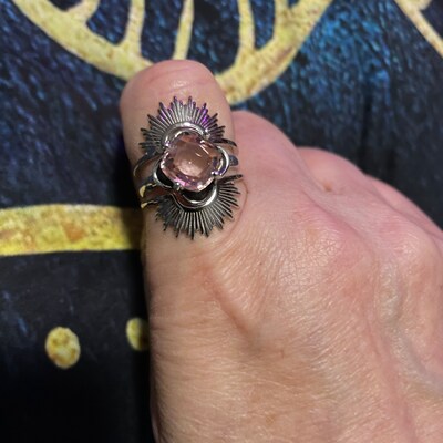 Sun Ring Rising Sun Ring Gold Dainty Ring Spike Ring Statement Ring ...