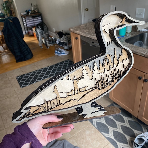 Layer Duck - Hunting Gift / Decor Mancave Man Gift - Etsy