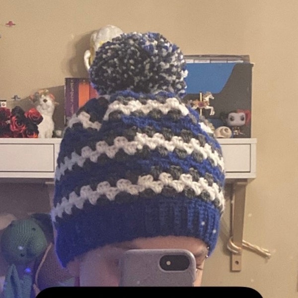 Fish Scales Crochet Beanie PDF Pattern, EASY Crochet Beanie, Toddler ...