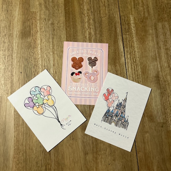 10 PACK Digital Download Gallery Wall Set - Disneyland, Walt Disney ...