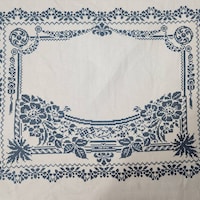 Sampler Cross Stitch Pattern, Flower Cross Stitch Chart, Tile ...