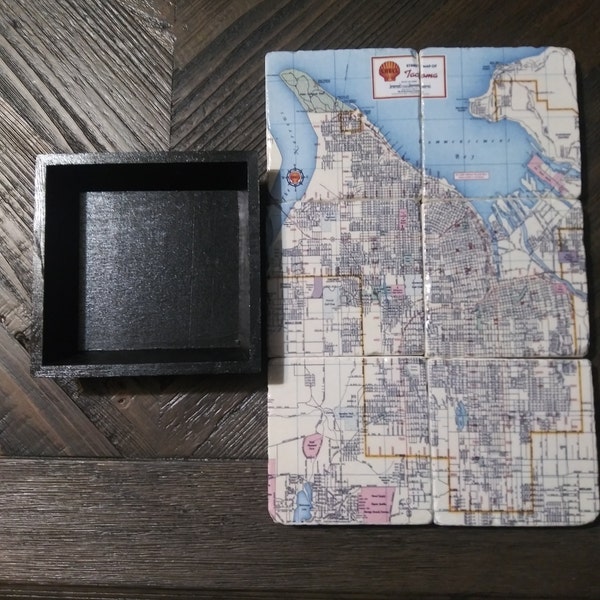 Custom Map Coasters Custom Coasters Personalized Coasters City Map ...