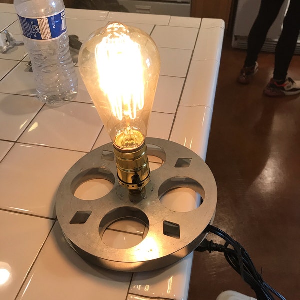 Bigfoot Inspired Film Reel Lamp 3 - Etsy