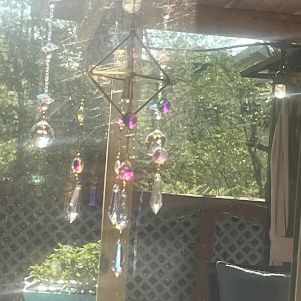 Handmade Crystal Sun Catcher,crystal Suncatcher Prism for Window ...