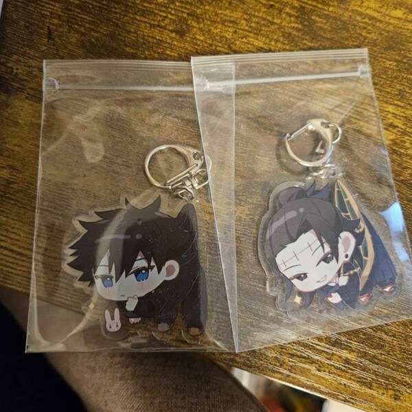 Jujutsu Kaisen Keychain, Jujutsu Kaisen Acrylic Keychain, Anime ...