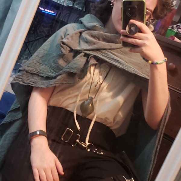 Winter Mist Drape Wrap, Post Apocalyptic Shawl Shemagh Wasteland Cowl ...