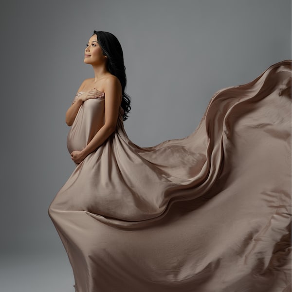 Maternity Silk Fabric/ Pregnancy Photo Prop/ Maternity Photo Prop/ Silk ...
