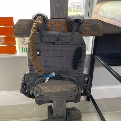 Police/military Gear Rack, Known as a Flak Rack Veteran Owned ...