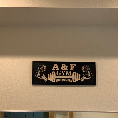 Personalized Gym Name Sign Custom Home Gym Workout Room Sign Gifts for ...