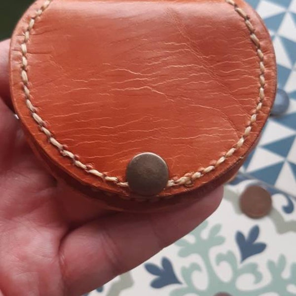 Leather Coin Pouch With Snap Closure Digital PDF Template Set - Etsy