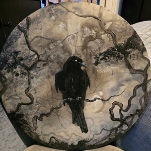 Soul Echoes Bird Wall Art Print Two Ravens Reflected on Top of Twin ...