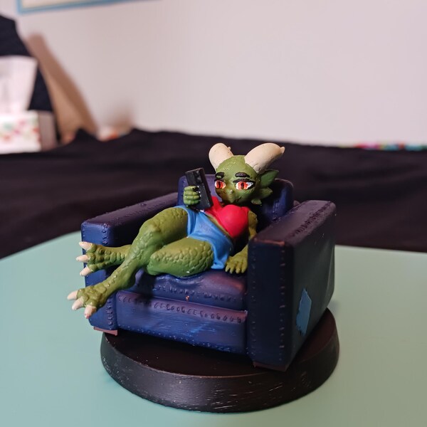 Slime Girl Short and Stacked Statue | Officer Rhu - Etsy