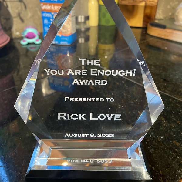 Personalized Shield Acrylic Award, Custom Award, Employee Recognition ...