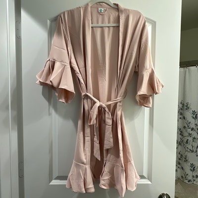 Ruffle Floral Flower Girl Robe / Flower Girl Gift / Bridesmaid Gift ...