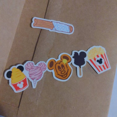 Disney Snack Stickers - Etsy