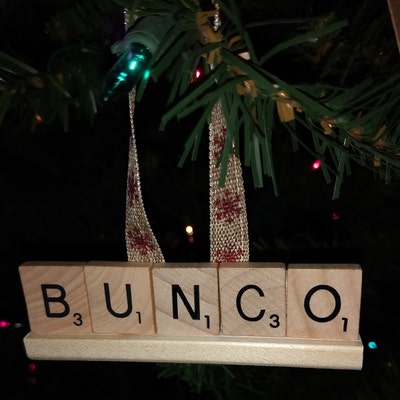 Bunco Gift Set 12 Ornaments Bunco Gift Bunco Night - Etsy