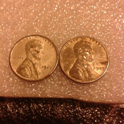 Complete Set 1943 World War 2 Steel Wheat Pennies / All 3 Mints P,D,S ...