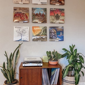 Vinyl Record Wall Mount Display Shelf 3D Printed Wall Art Decor ...