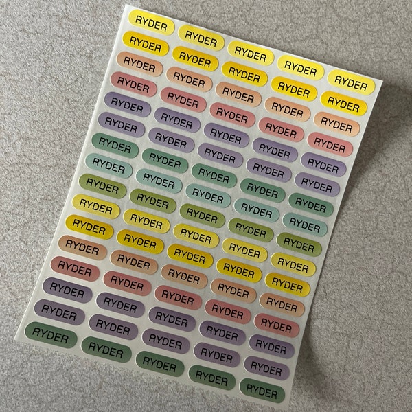 150 Pieces Waterproof Extra Small Rainbow Color Stickers - Etsy