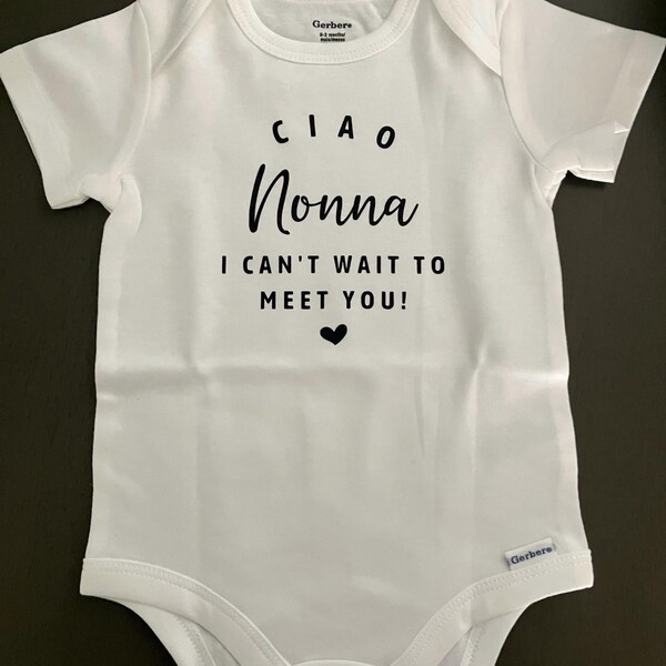 Pregnancy Announcement Bodysuit, His Promises Endure Baby Shower Gift ...