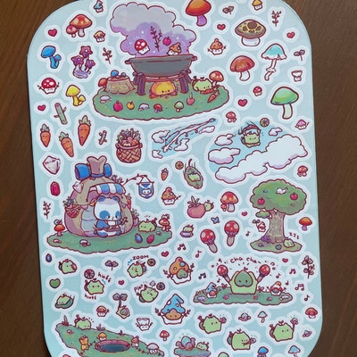 Glitter Textured the Adventures of Sprout the Frog Sheet No. 2 Cute ...