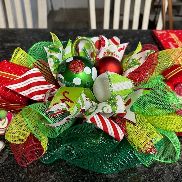 Christmas Candyland Garland, Flocked Ornaments Pink and White Garland ...